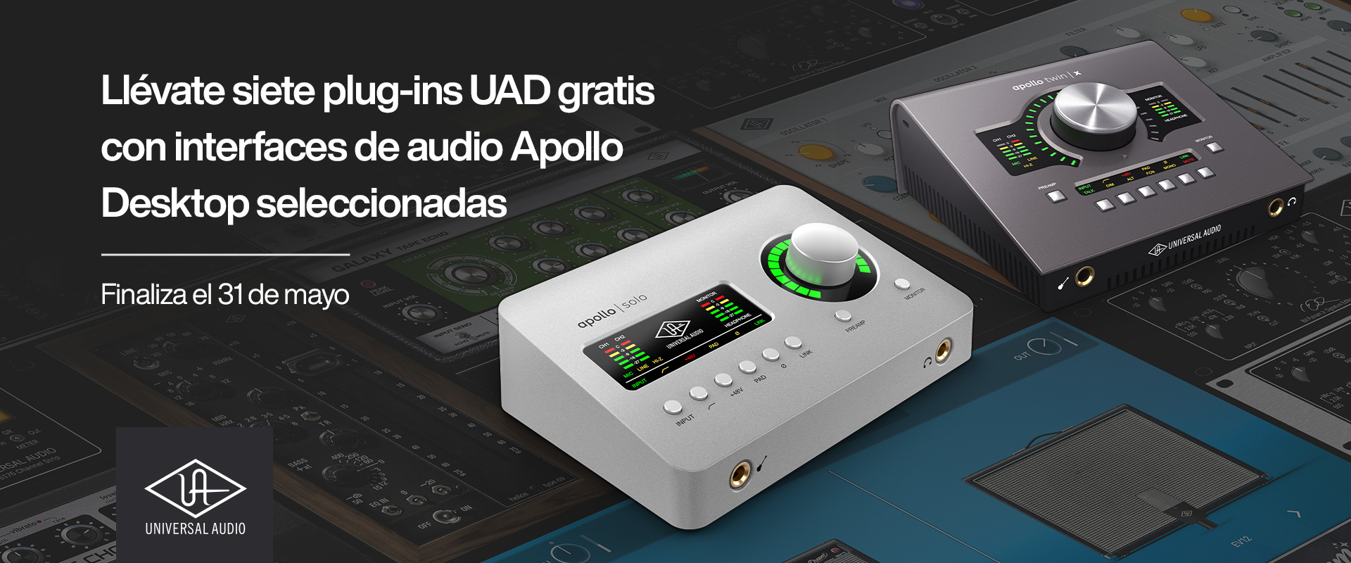Distribuidores de Universal Audio, Moog, Spectrasonics y Auralex- Mas Acoustics